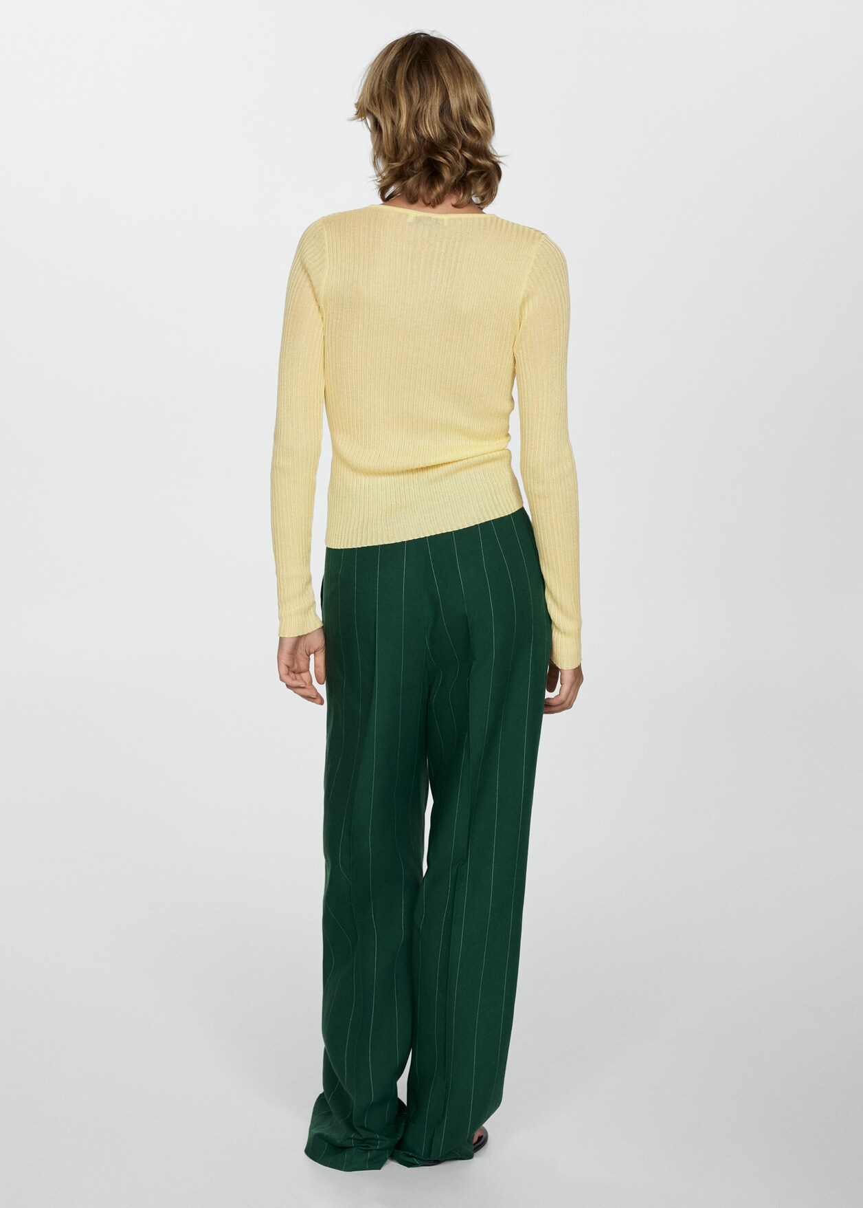 Fine ribbed-knit sweater - Women | MANGO USA