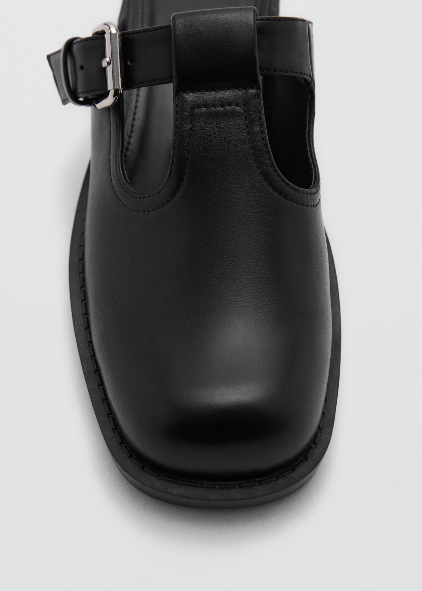 Mule-style clogs with buckle - Women | MANGO USA