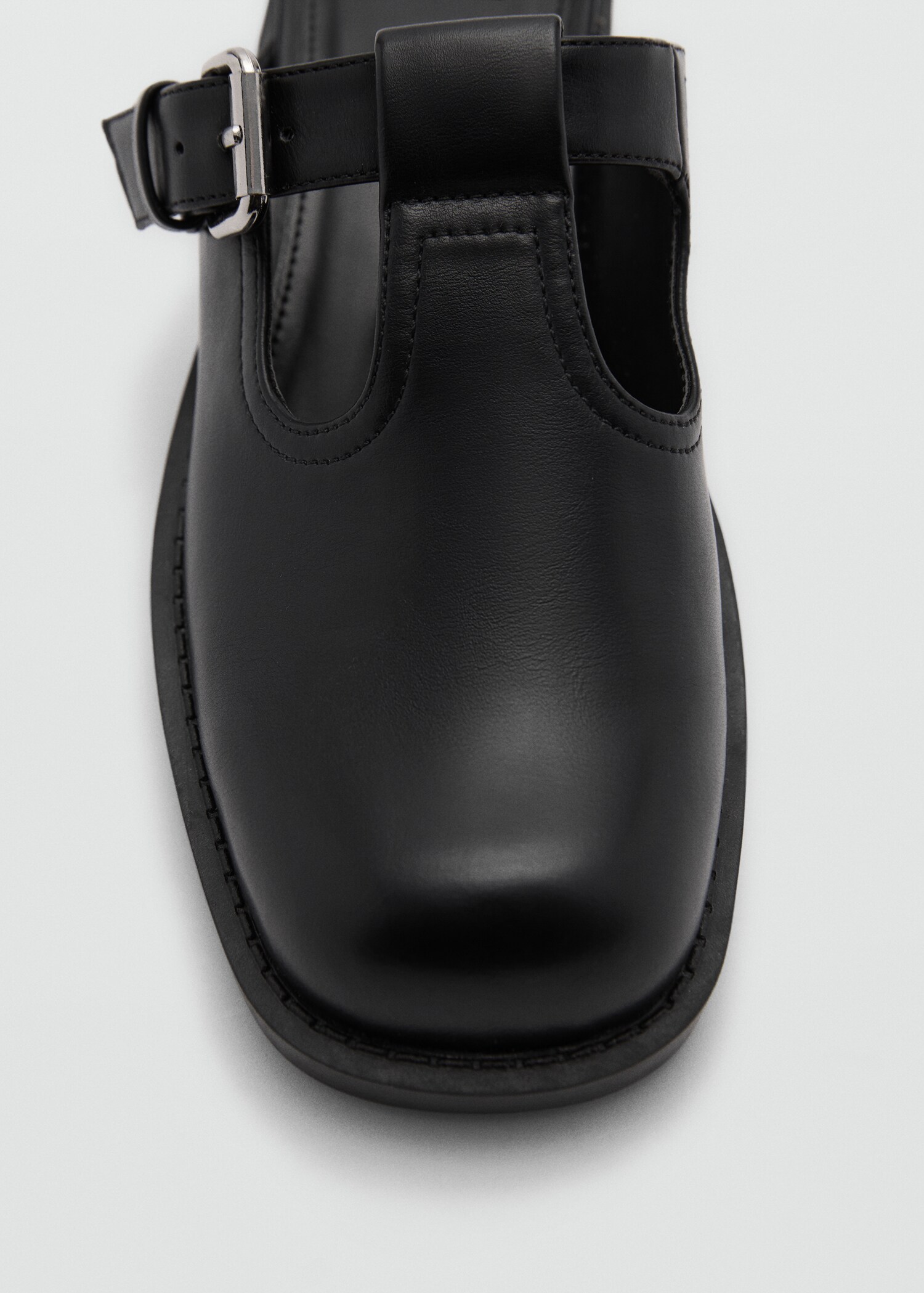 Mule-style clogs with buckle - Women | MANGO USA