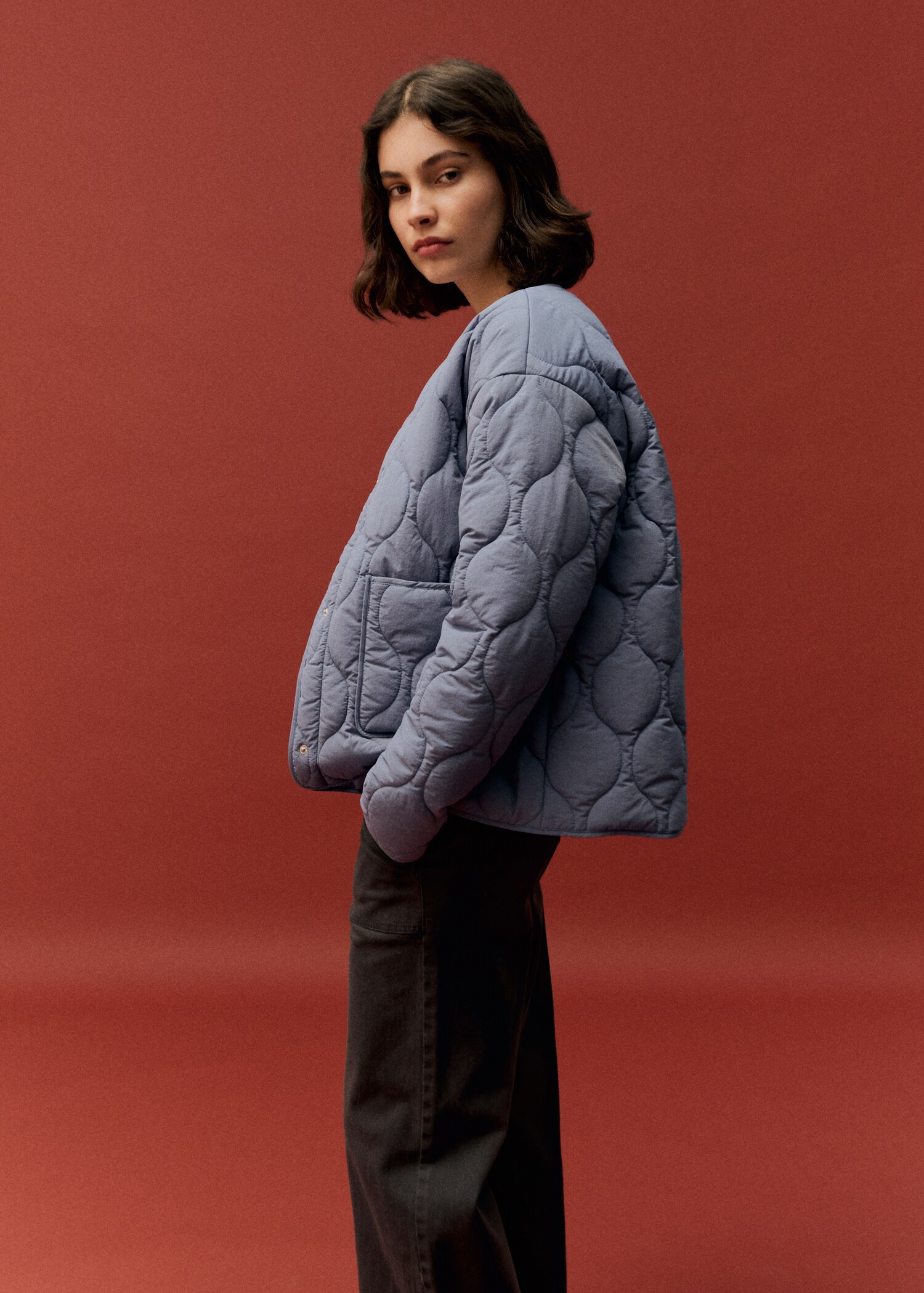 Quilted nylon jacket - Teen | MANGO USA