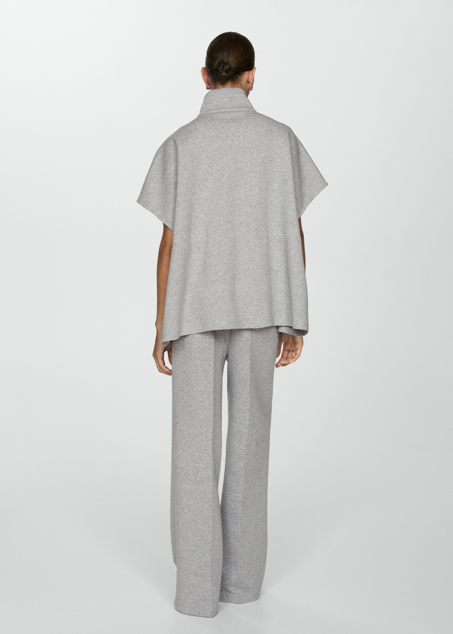 High-rise wideleg trousers - Women | MANGO USA