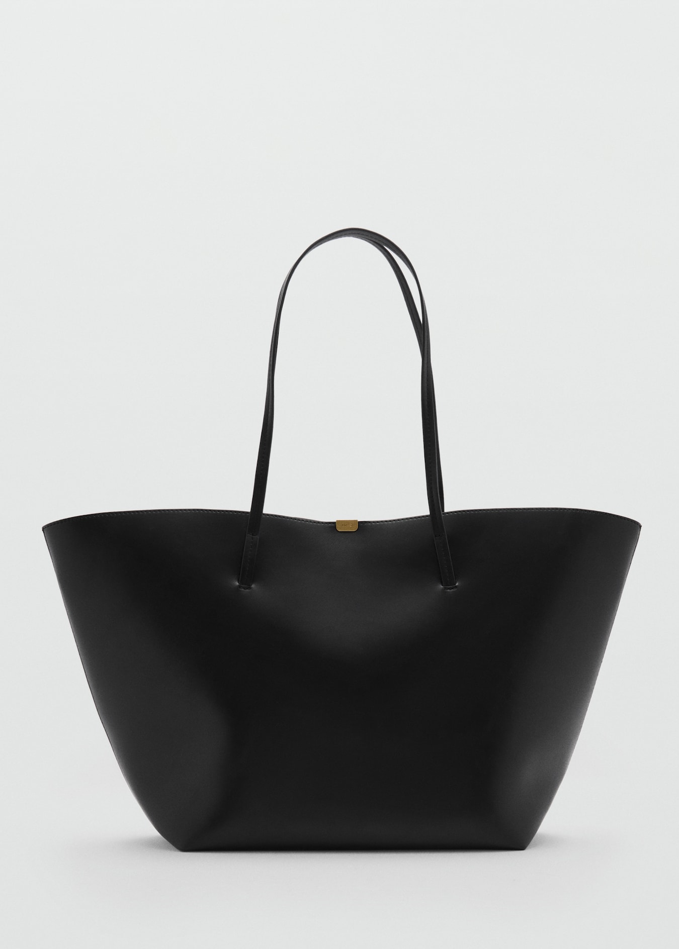 Shopper bag with metallic detail - Women | MANGO USA