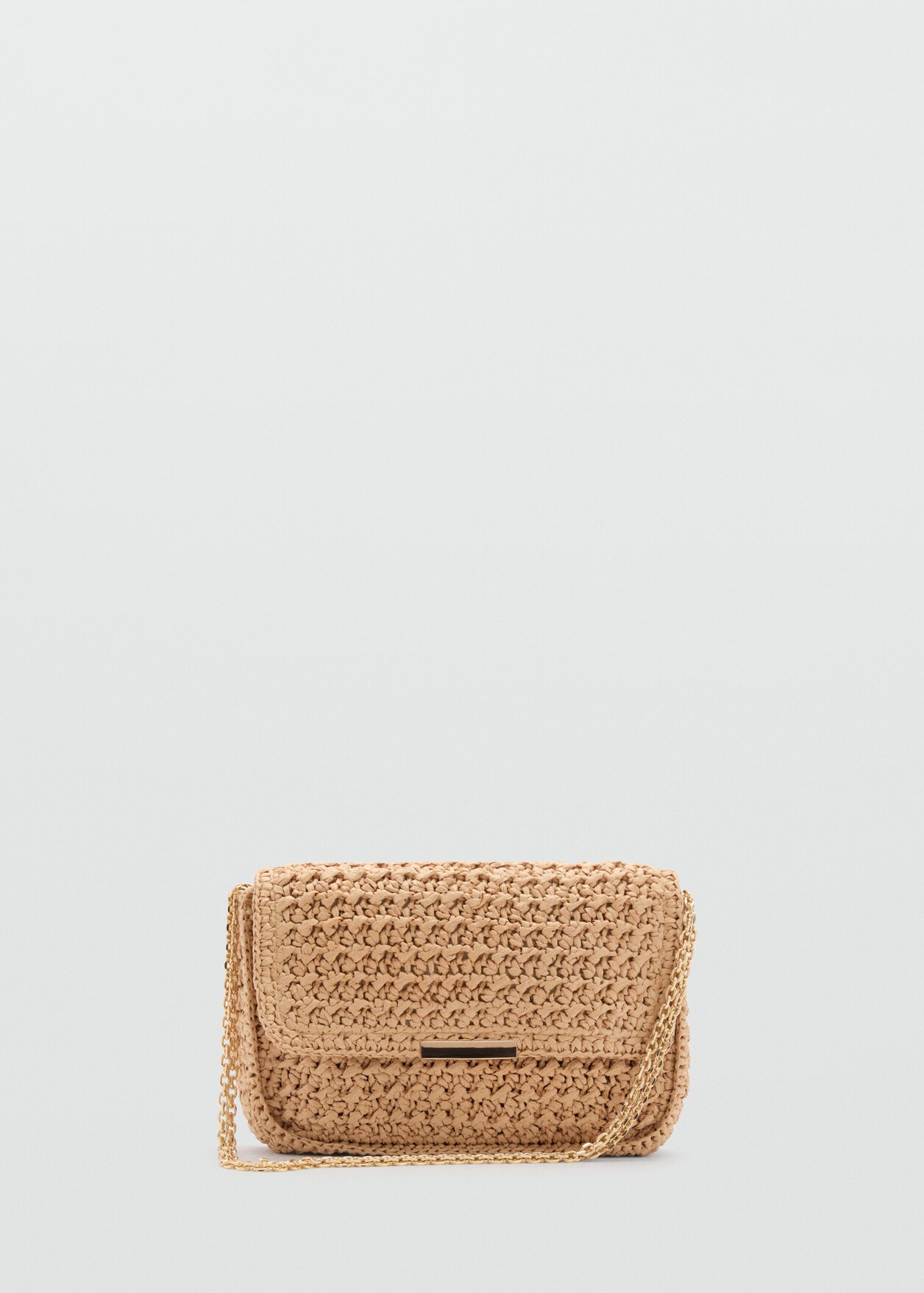 Natural fibre shoulder bag - Women | MANGO USA