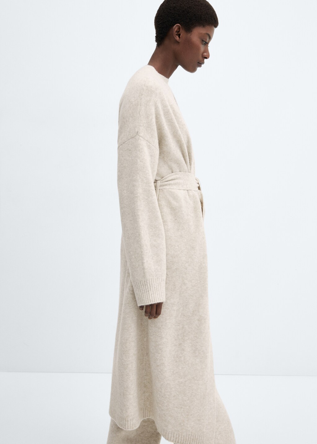 Oversized knit cardigan - Woman | MANGO Vietnam