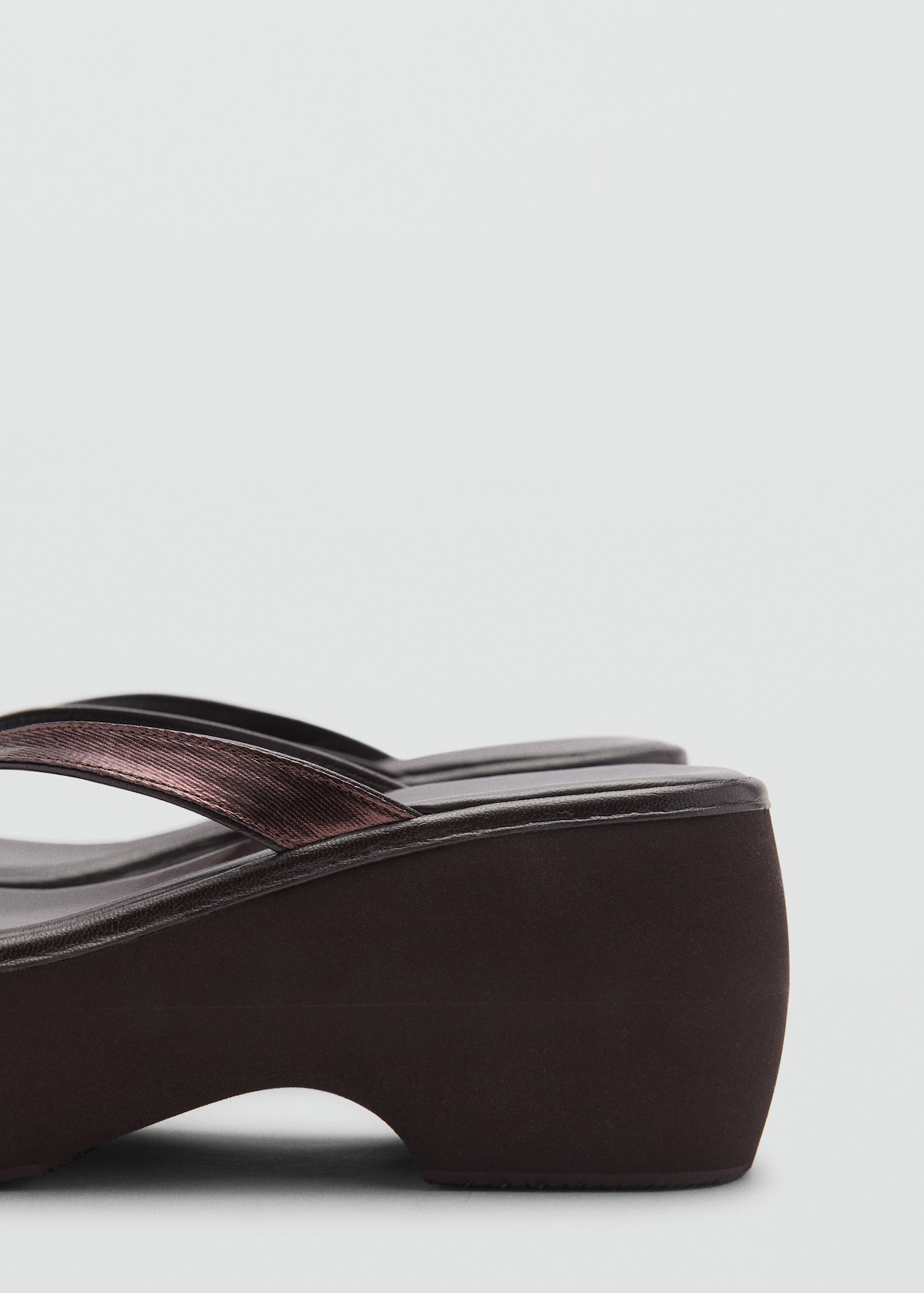 Platform leather sandals - Women | MANGO USA