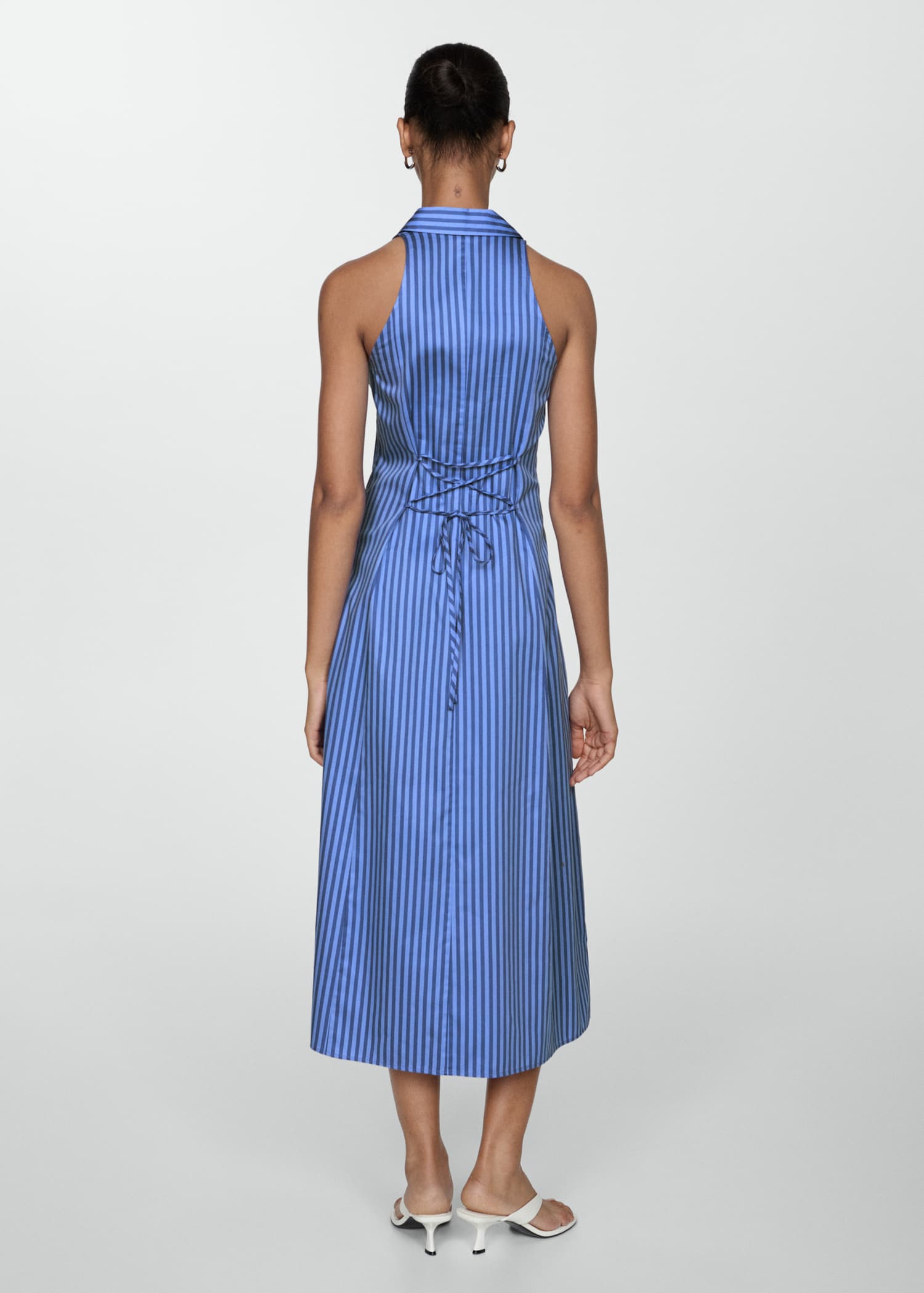 Striped shirt dress - Women | MANGO USA