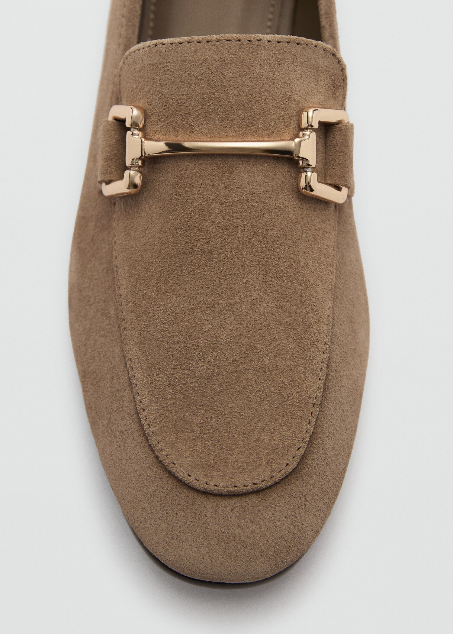 Suede leather loafers - Women | MANGO USA