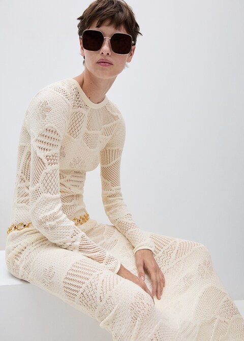Knit long dress - Women | MANGO USA