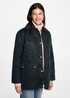 Long waxed-effect barn jacket - Teen | MANGO USA