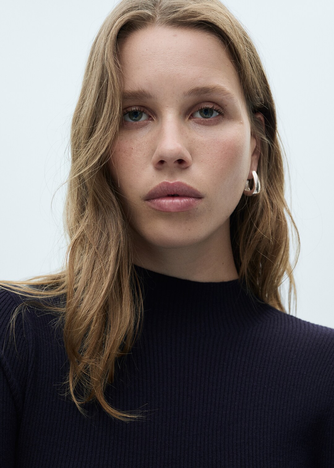 Knitted dress with contrasting trims - Women | MANGO USA