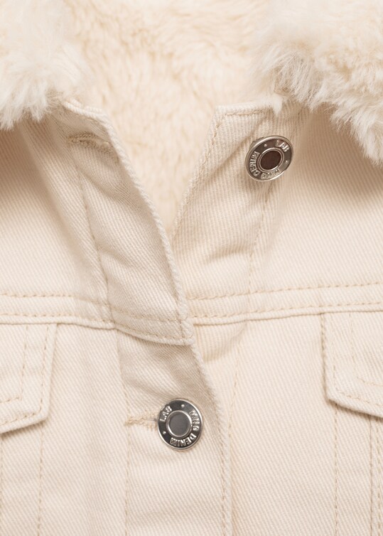 Fur-effect inner jacket - Kids | MANGO USA