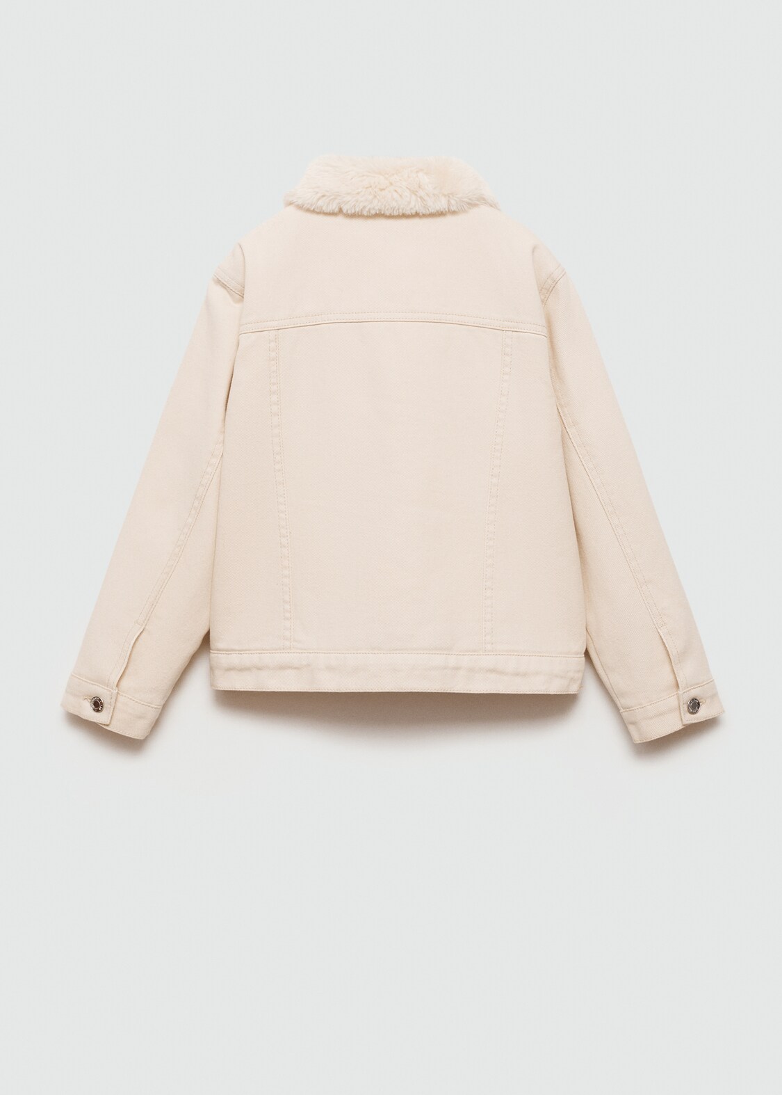 Fur-effect inner jacket - Kids | MANGO USA