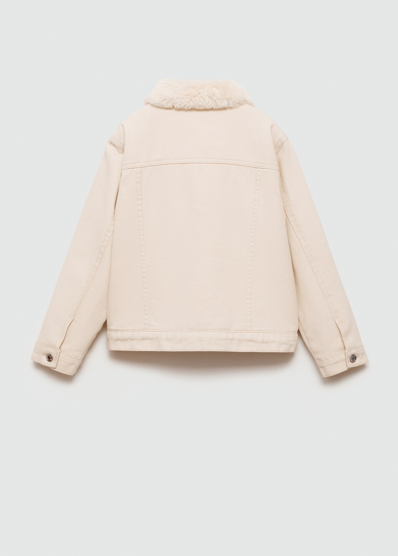 Fur-effect inner jacket - Kids | MANGO USA