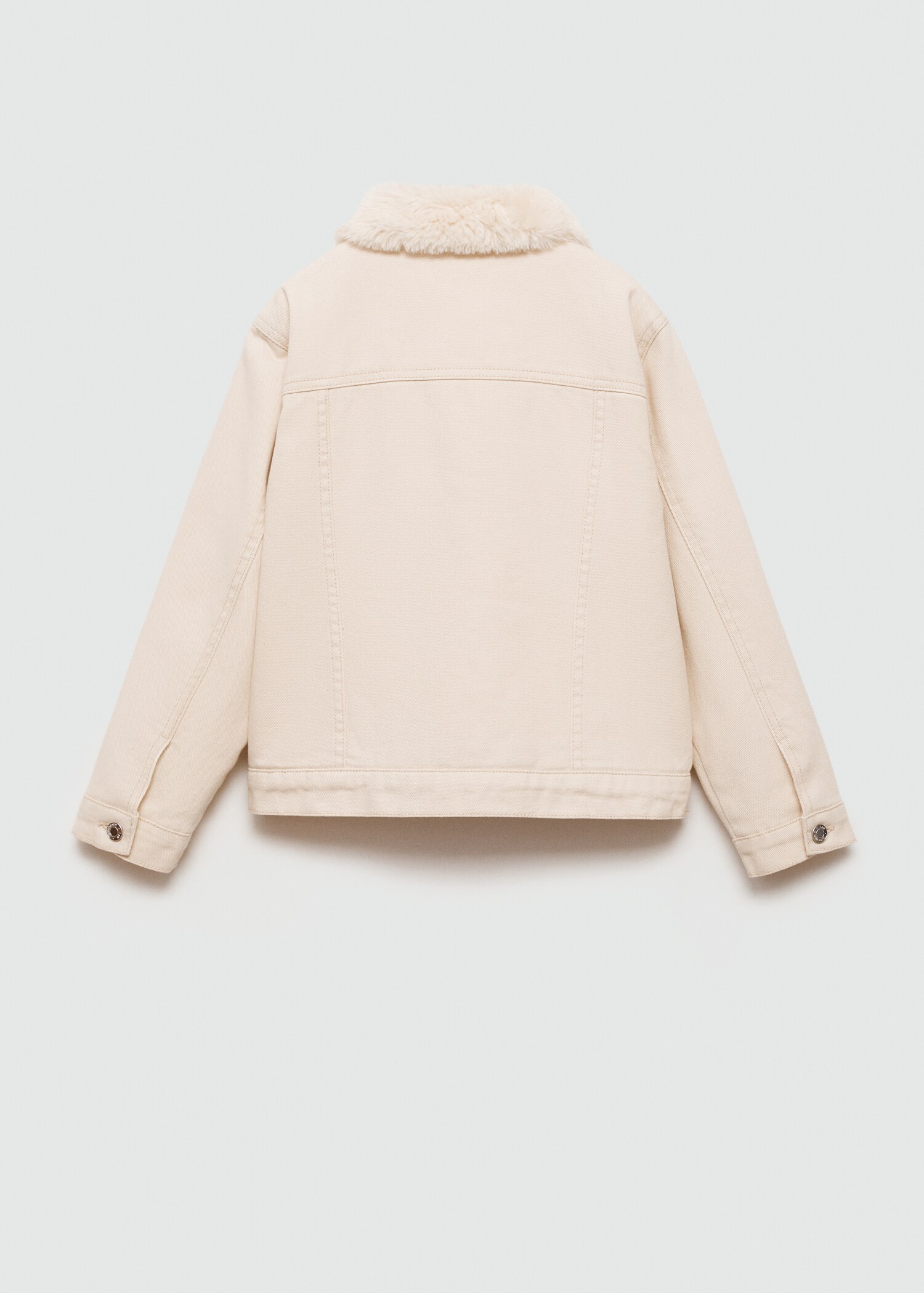 Fur-effect inner jacket - Kids | MANGO USA