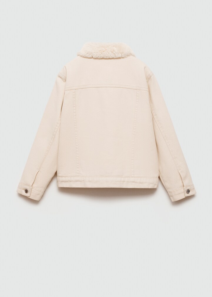 Fur-effect inner jacket - Kids | MANGO USA