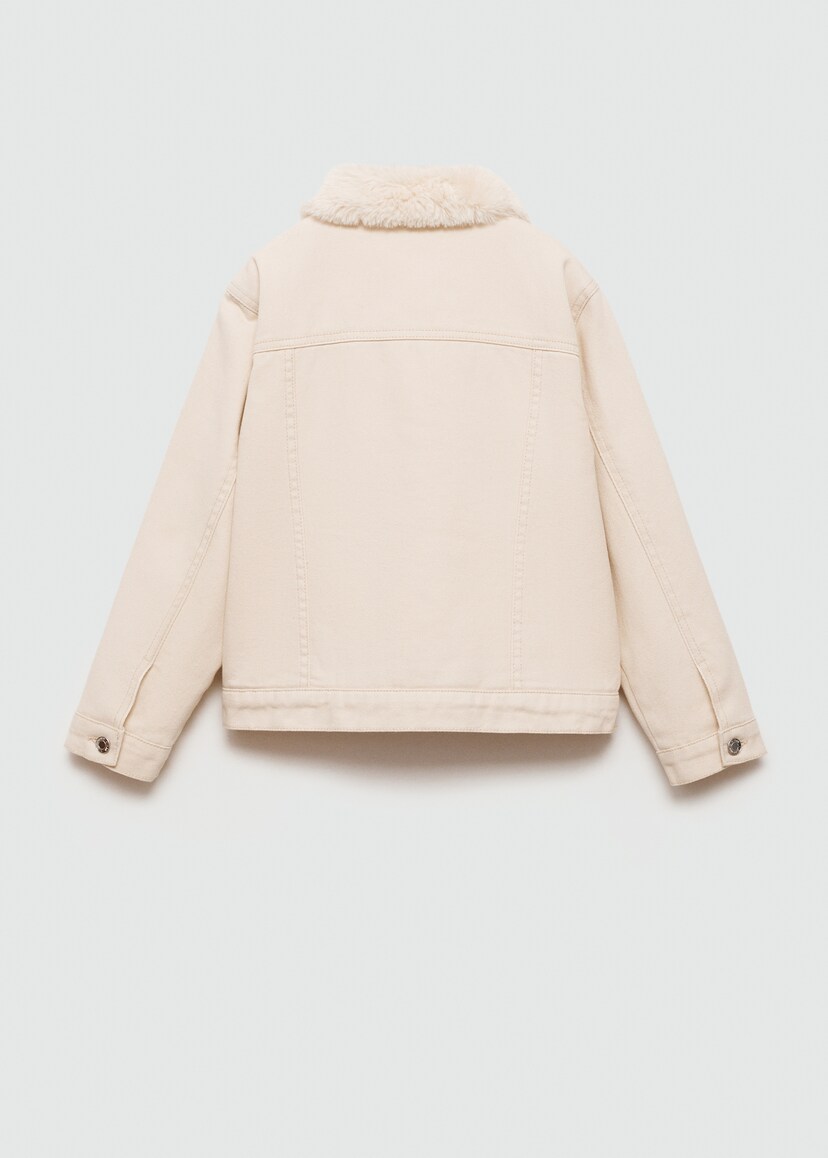 Fur-effect inner jacket - Kids | MANGO USA
