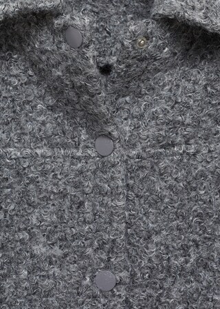 Bouclé jacket with pockets - Women | MANGO USA