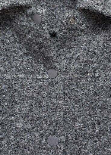 Bouclé jacket with pockets - Women | MANGO USA