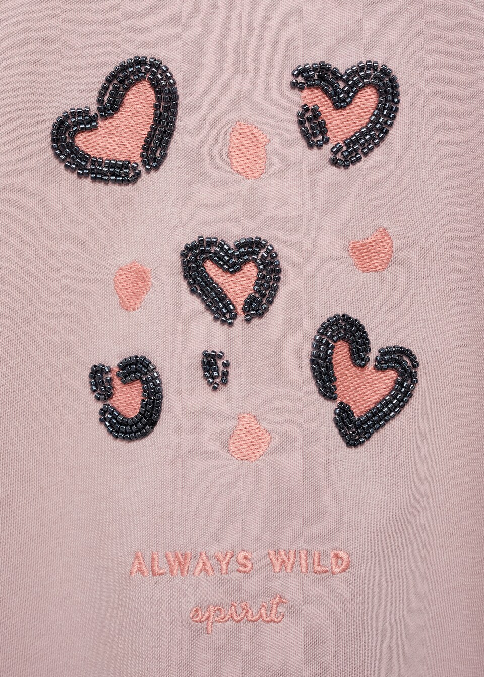 Beaded embroidery T-shirt - Kids | MANGO USA