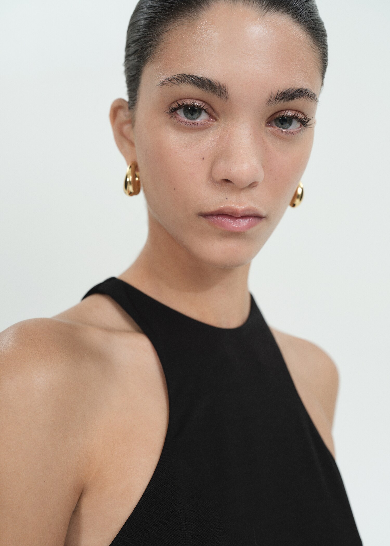 Short dress with side slits - Women | MANGO USA