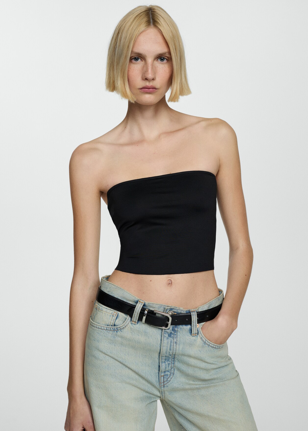 Bandeau top - Women | MANGO USA