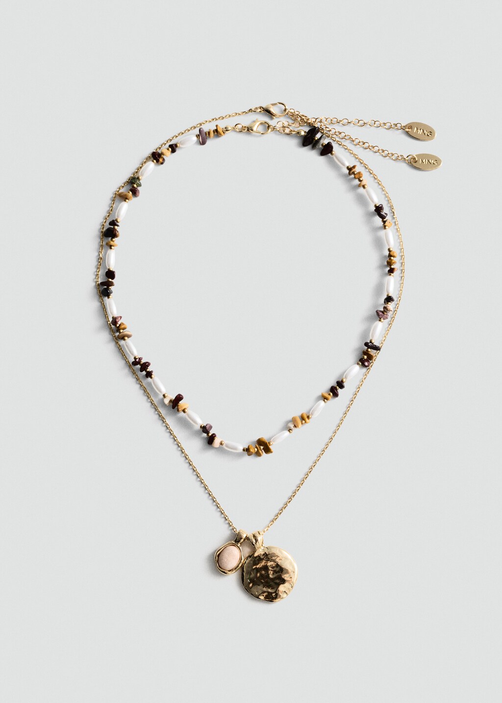 Colier cu pandantive mixt - Femei | MANGO Romania