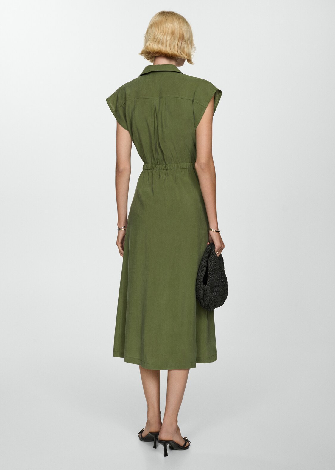 Modal dress with buttons - Women | MANGO USA