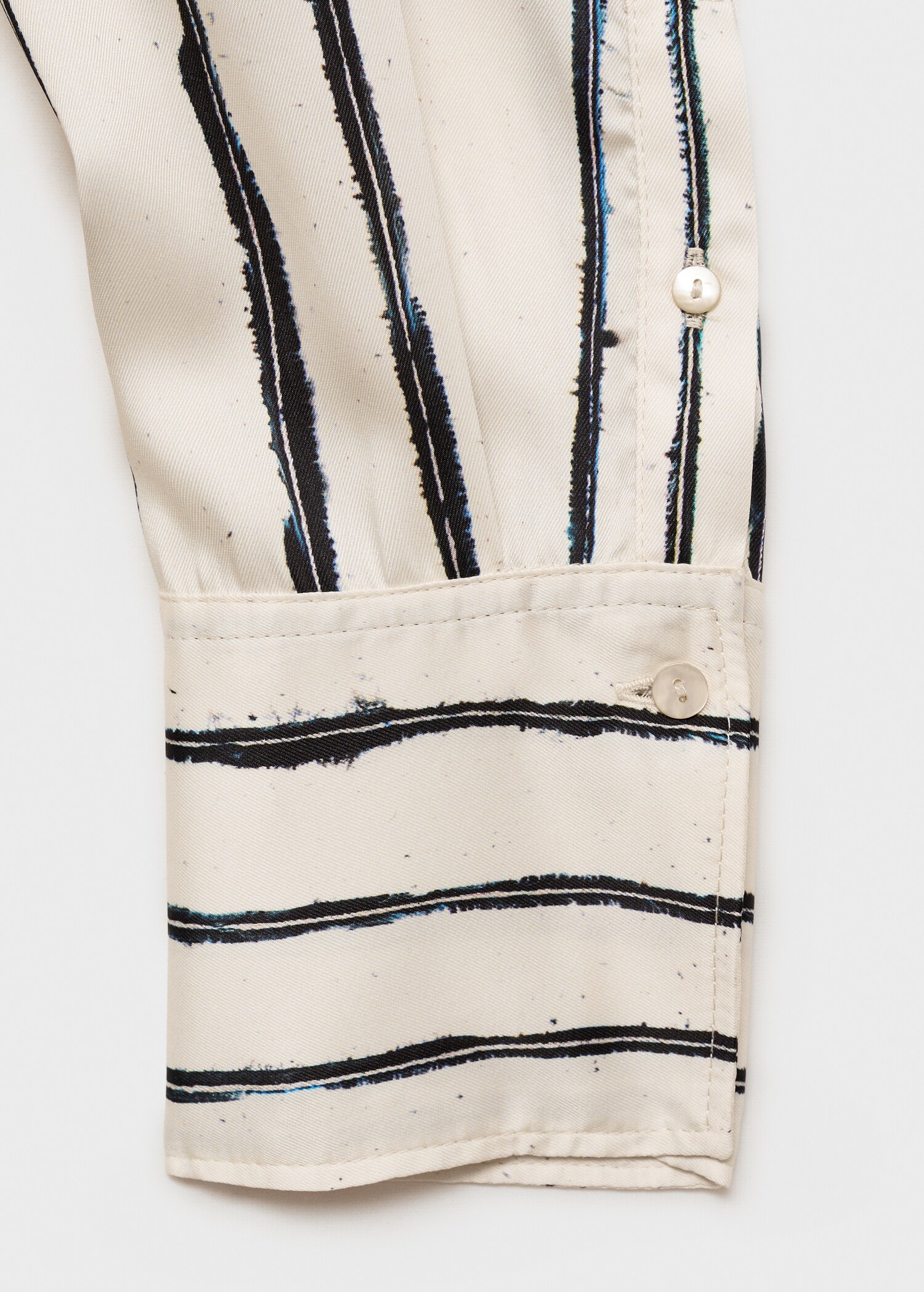Striped Wrap Blouse Women Mango Usa