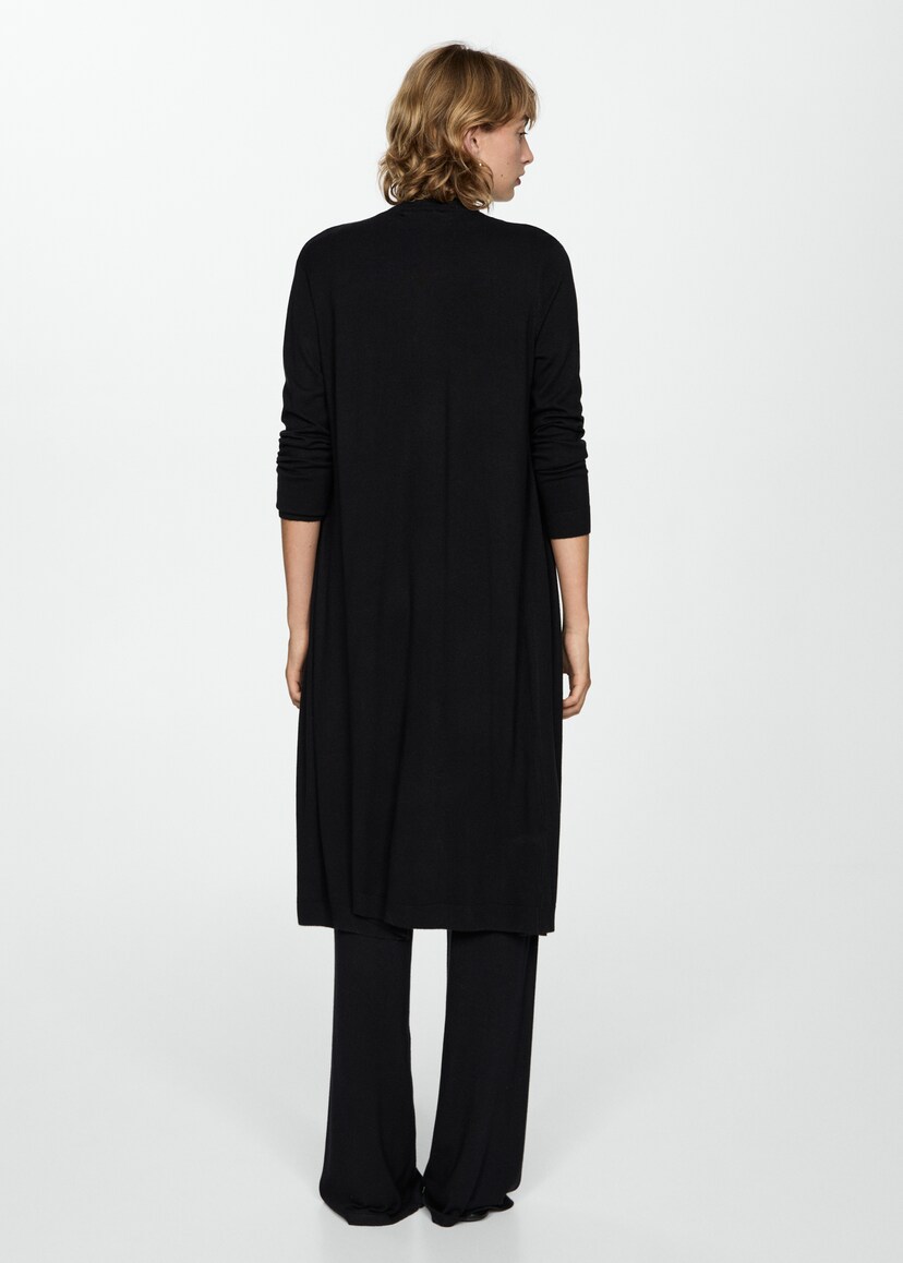Fine Knit Long Cardigan Women Mango Usa