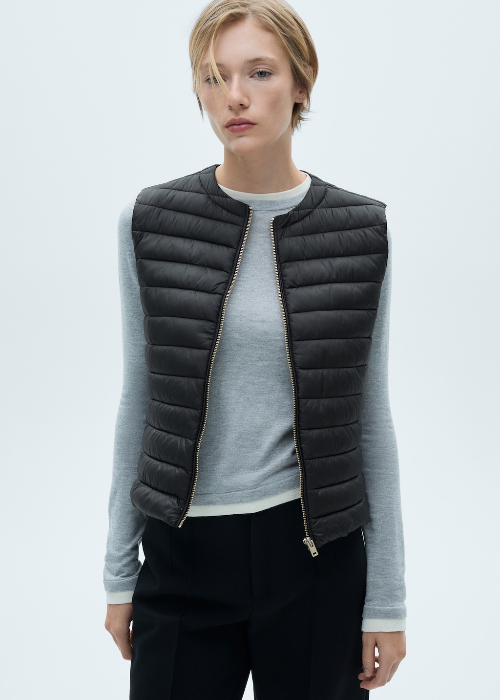Quilted Gilet Woman Mango United Kingdom