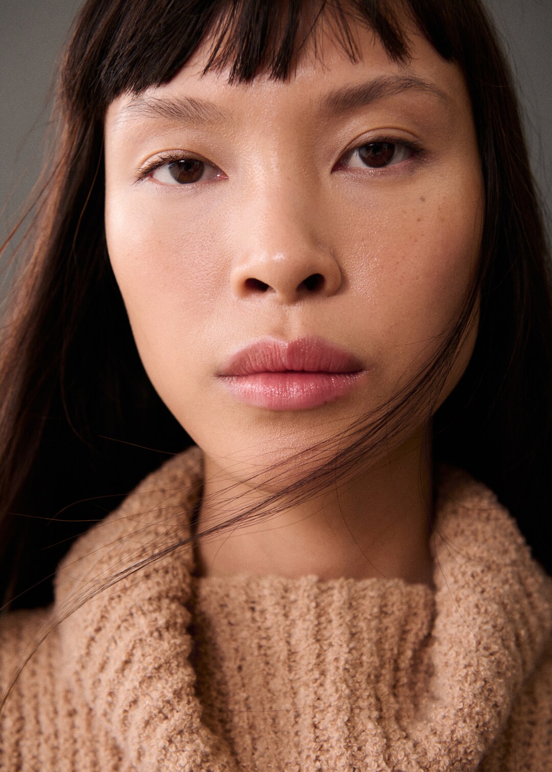 Turtleneck Ribbed Top Women MANGO USA