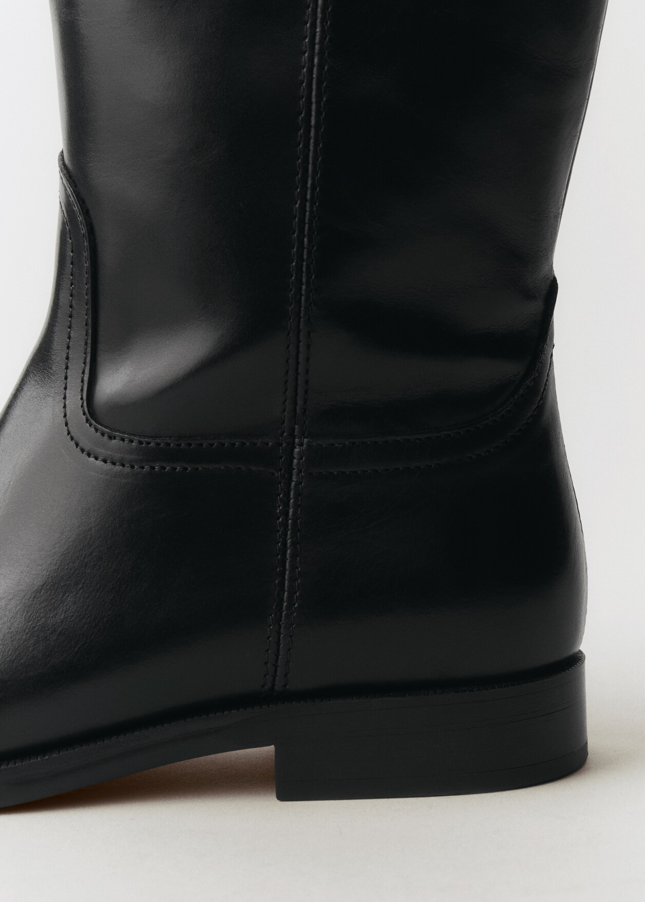 Botas Piel Hebilla Mujer Mango España Península Y Baleares