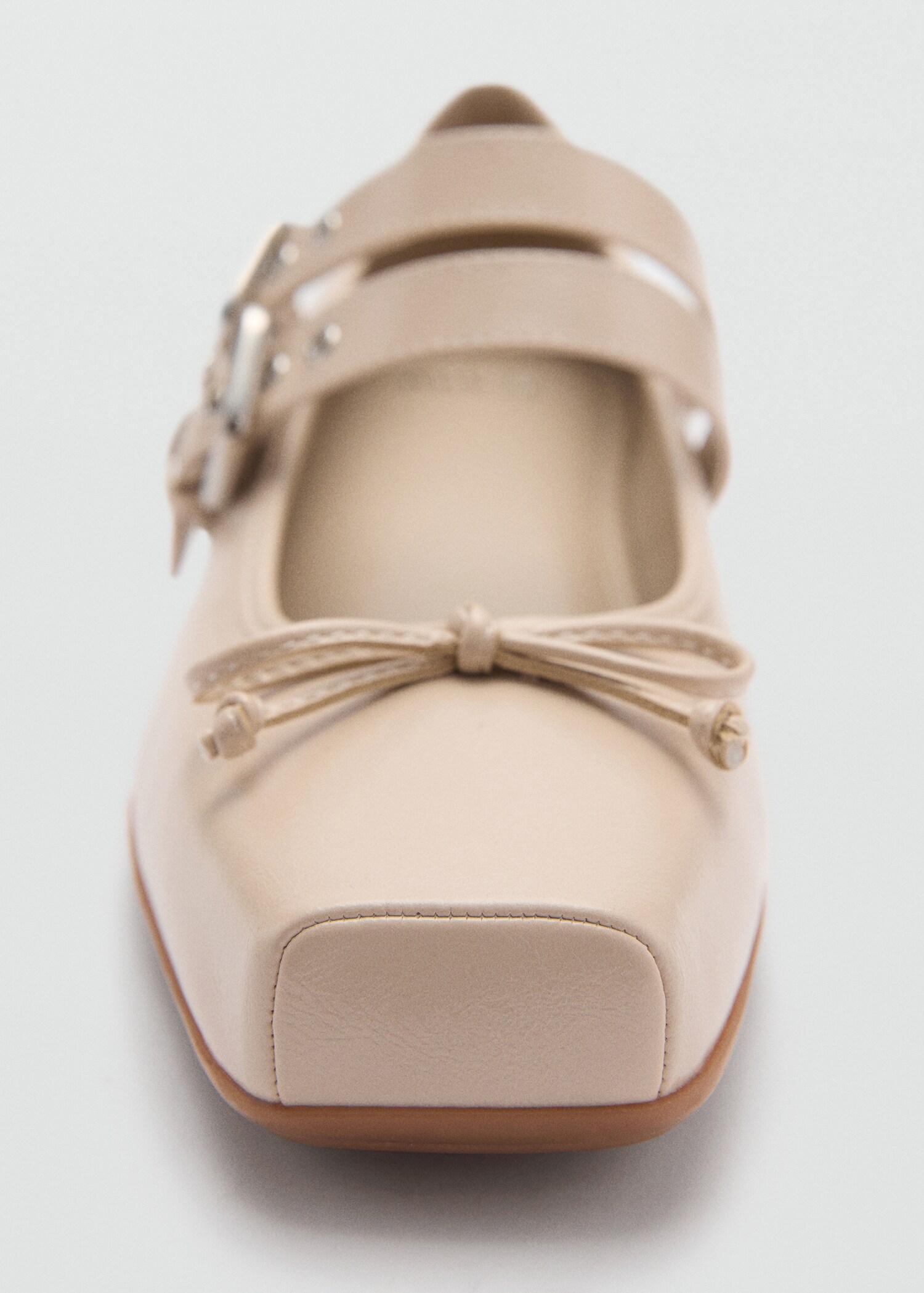 Ballerina shoes with double buckle - Women | MANGO USA