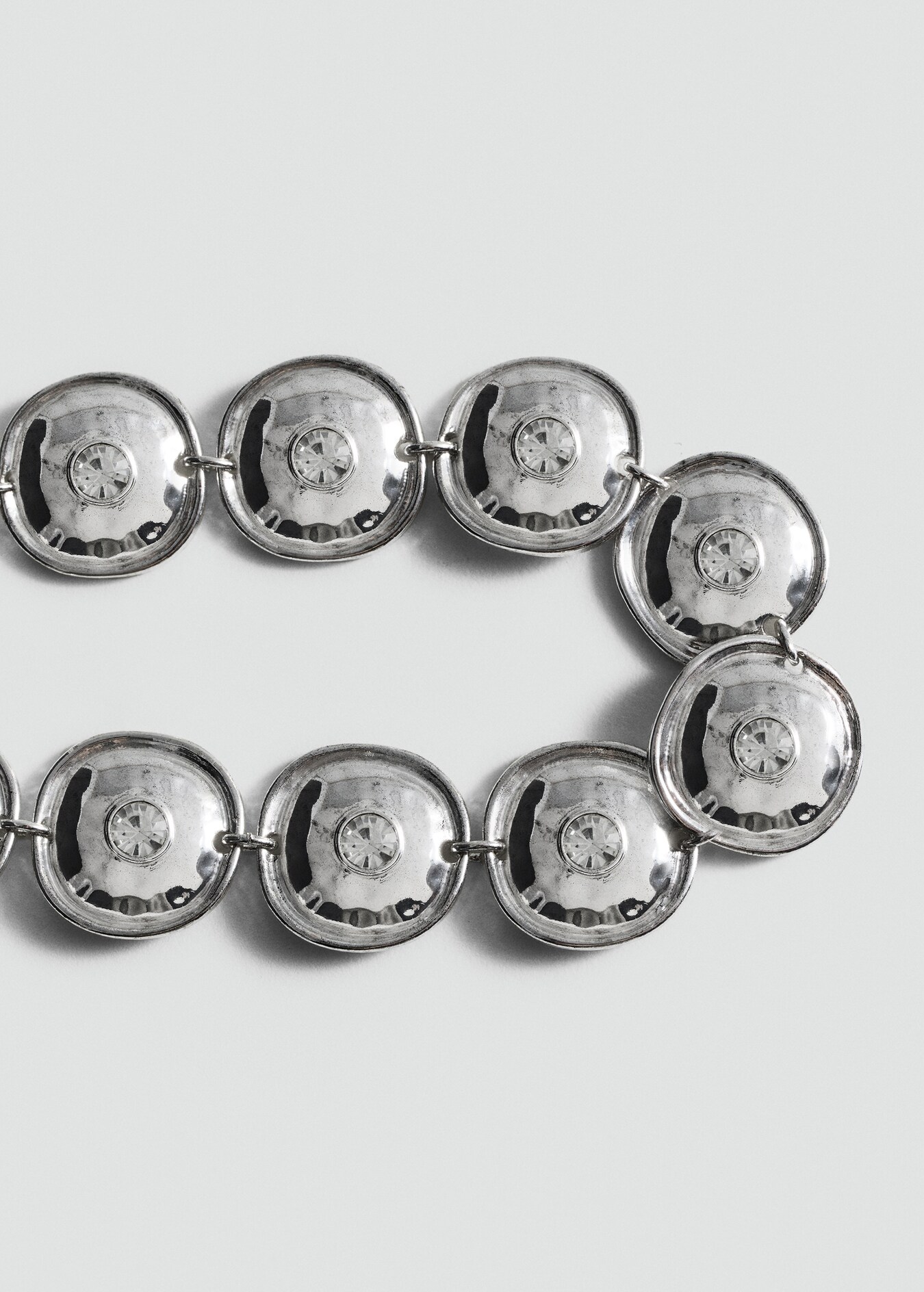 Crystal coin necklace - Women | MANGO USA