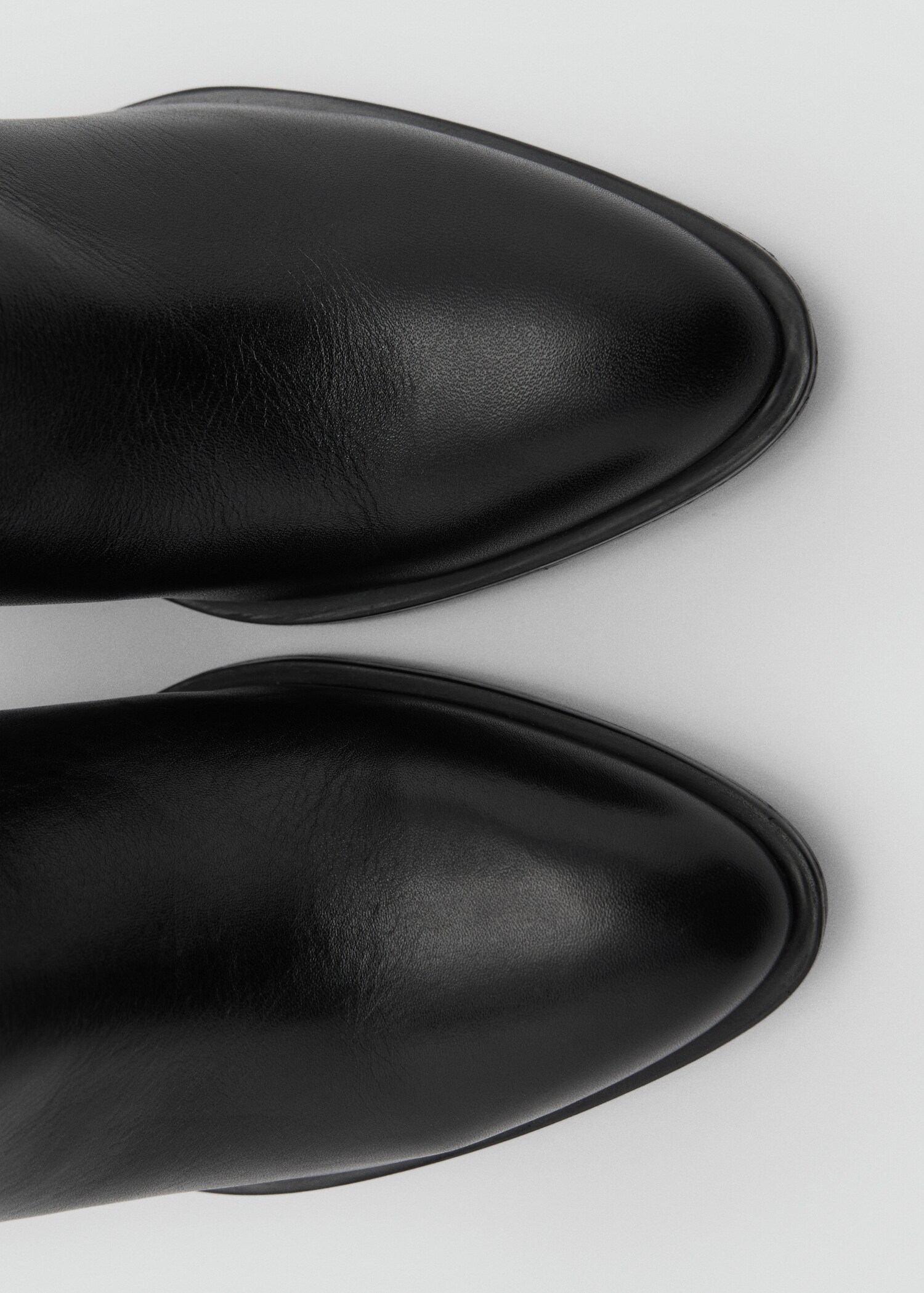 High heel leather boot - Women | MANGO USA