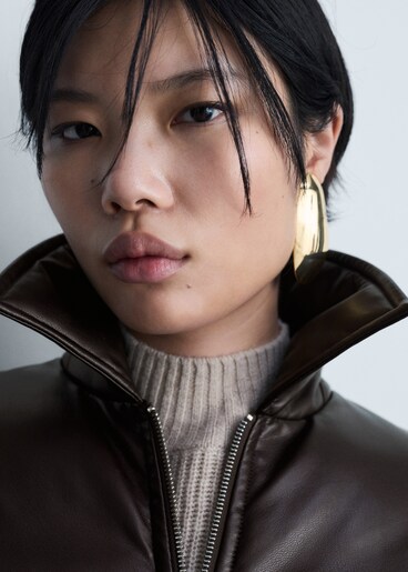 Quilted bomber jacket - Women | MANGO USA