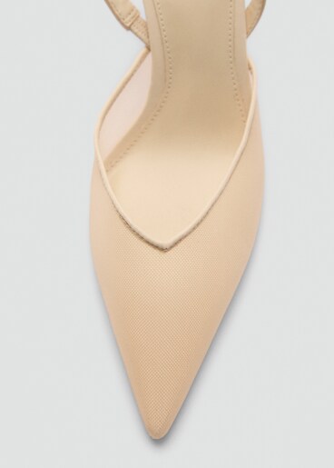 Mesh shoe with heel - Women | MANGO USA