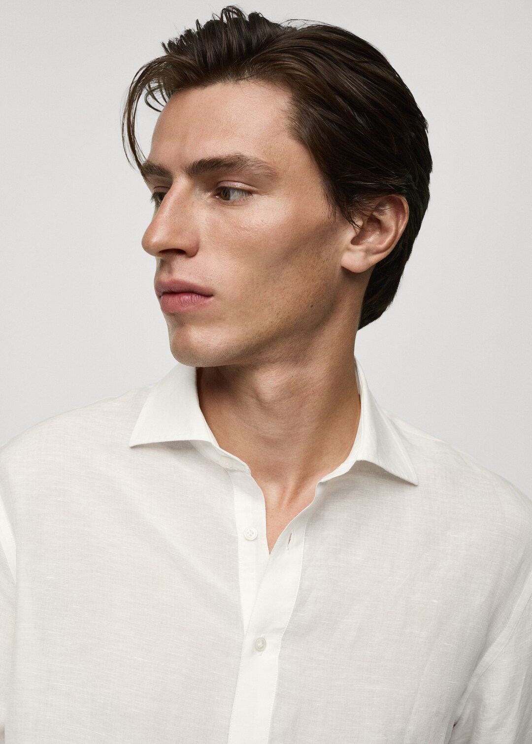 Relaxed-fit Tencel™ linen shirt - Men | MANGO USA