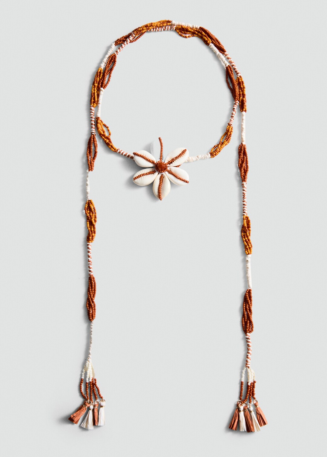 Shells bead necklace - Women | MANGO USA