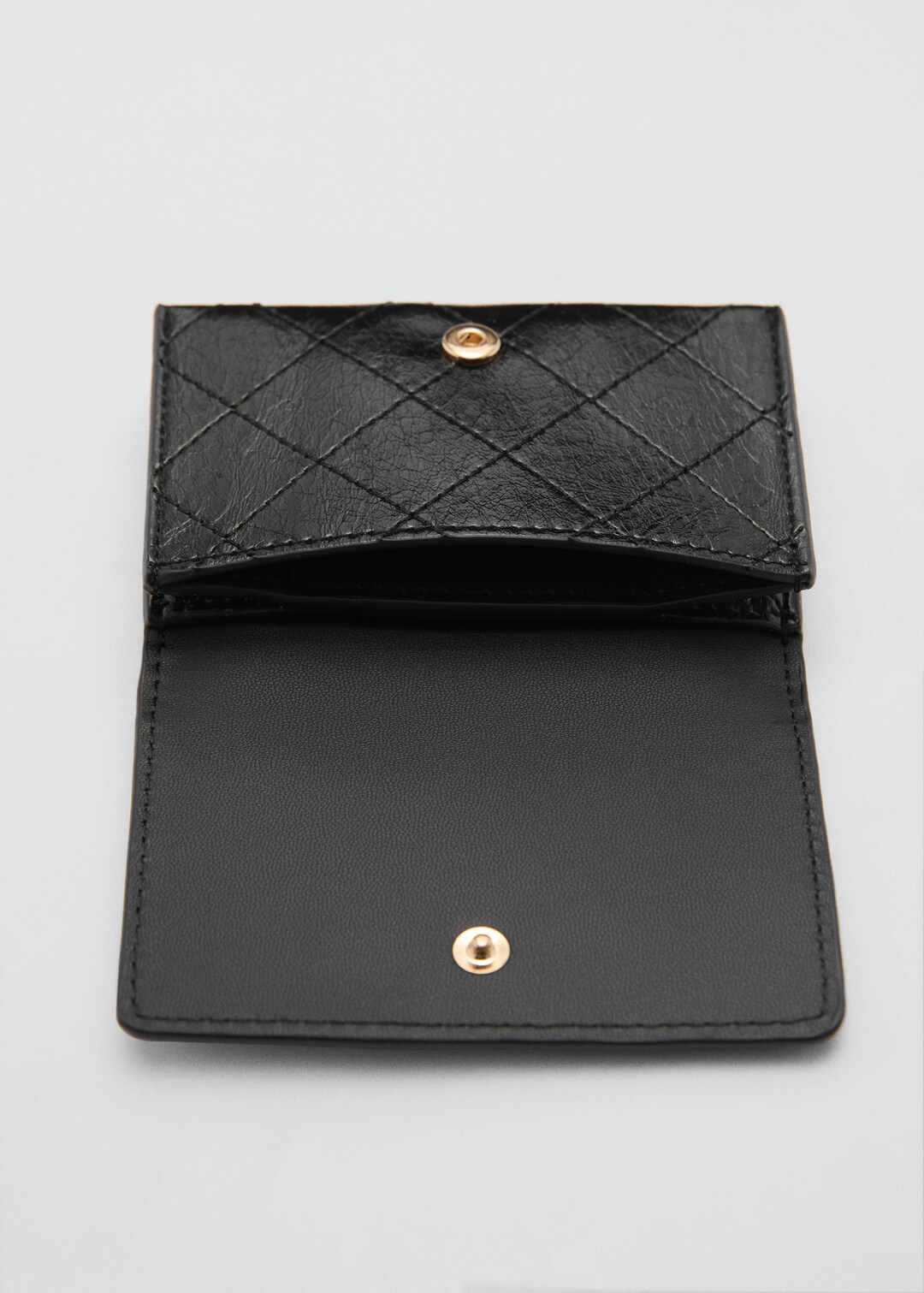 Coin purse with flap and decorative stitching - Women | MANGO Philippines