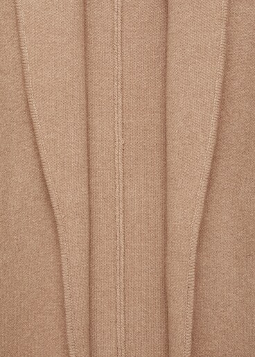 Oversized knitted coat with pockets - Women | MANGO USA