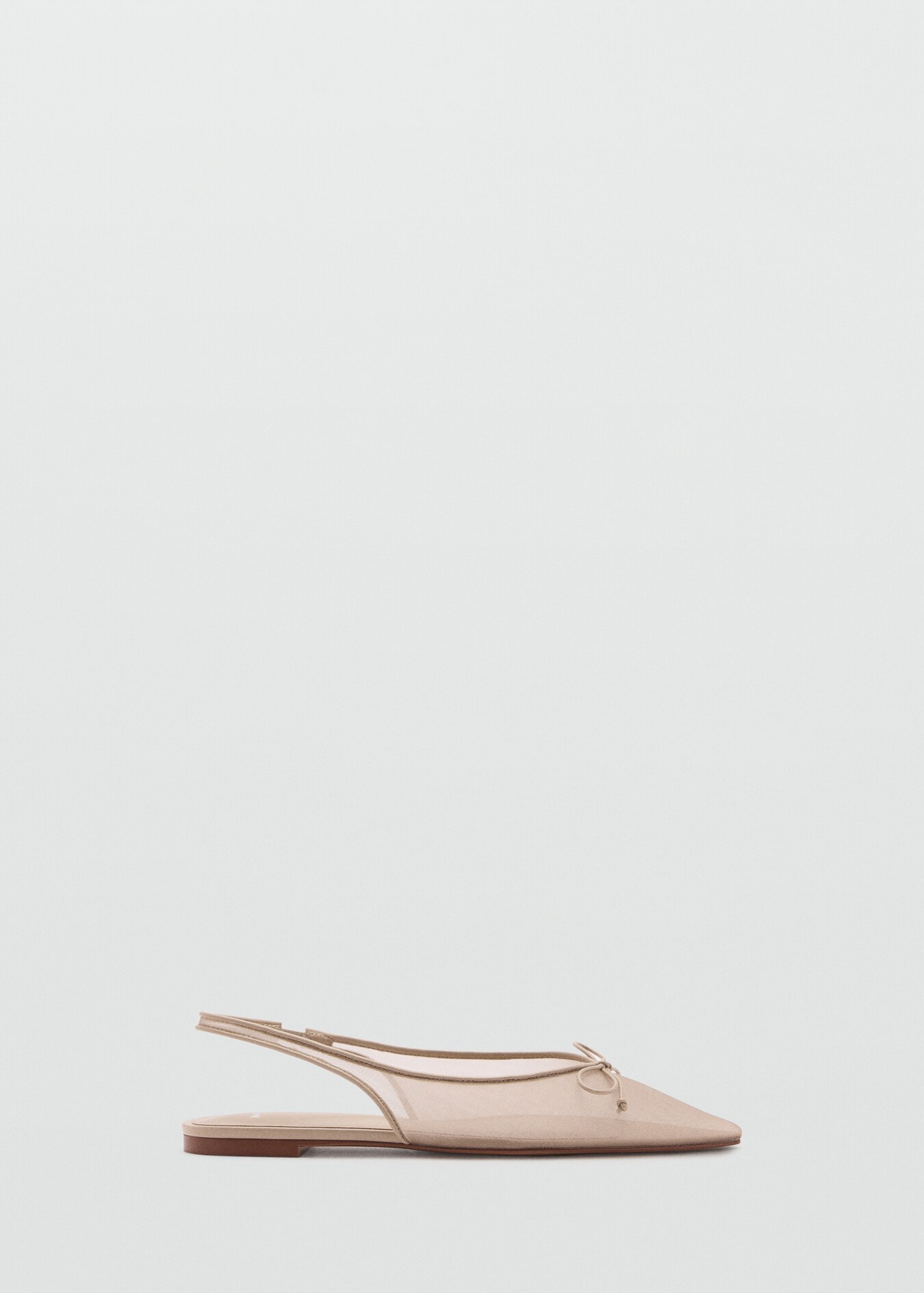 Ballet flats with bow detail - Women | MANGO USA