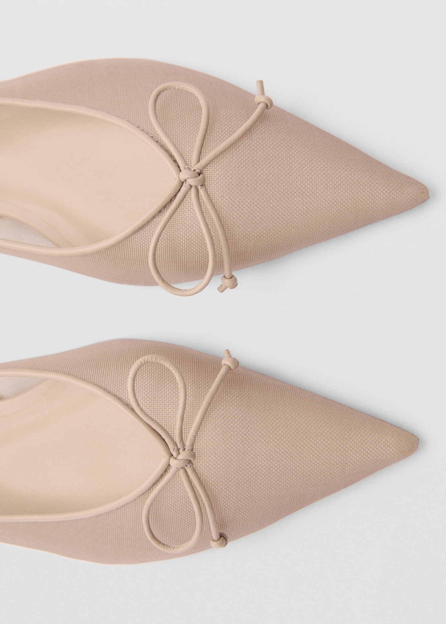 Ballet Flats With Bow Detail Women Mng Australia