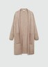 Oversized knitted cardigan - Women | MANGO USA