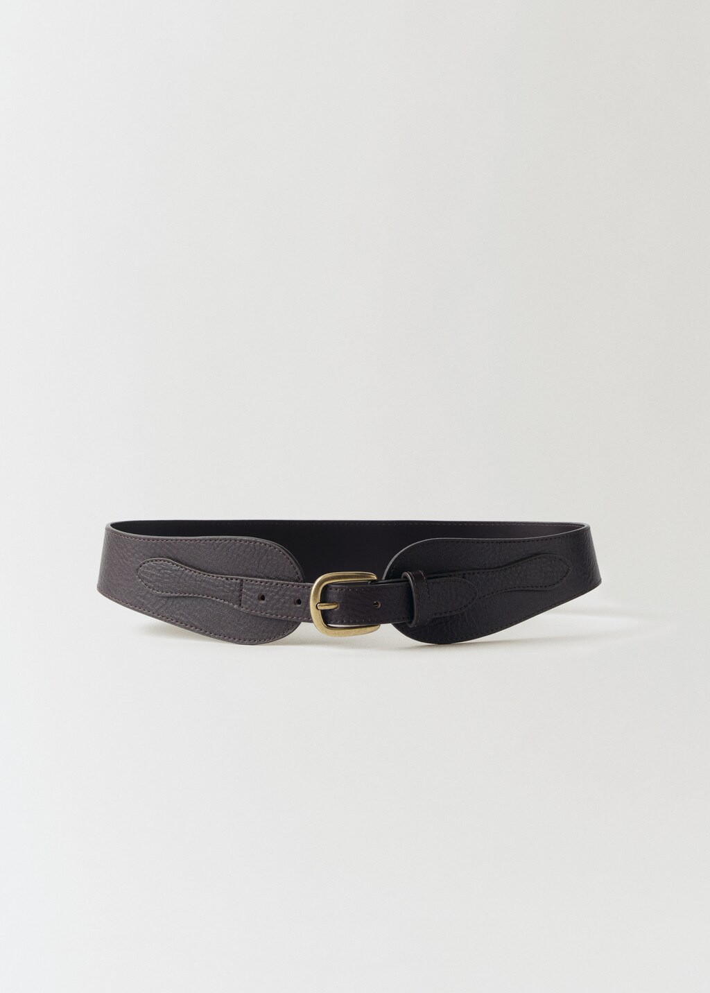 Leather obi belt - Women | MANGO USA