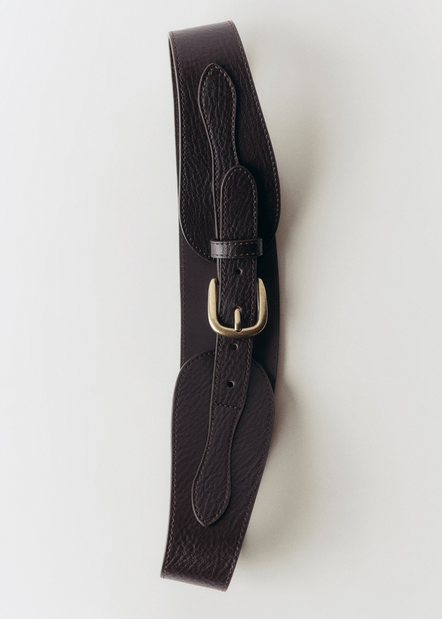 Leather obi belt - Women | MANGO USA