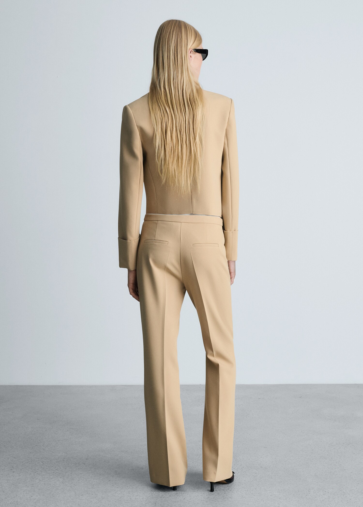 Structured jacket with buttons - Women | MANGO USA