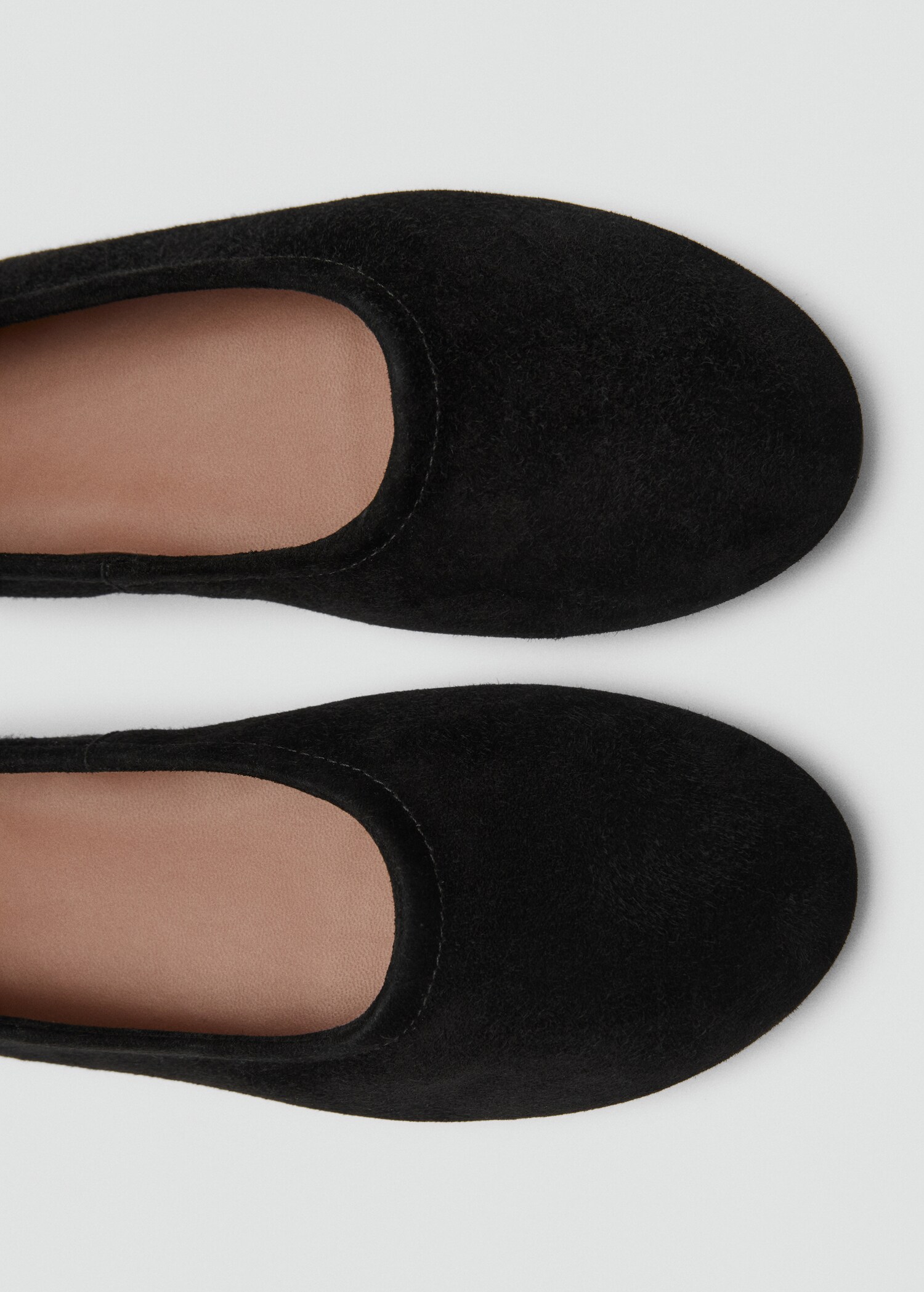 Basic leather ballerina shoes - Teen | MANGO Philippines