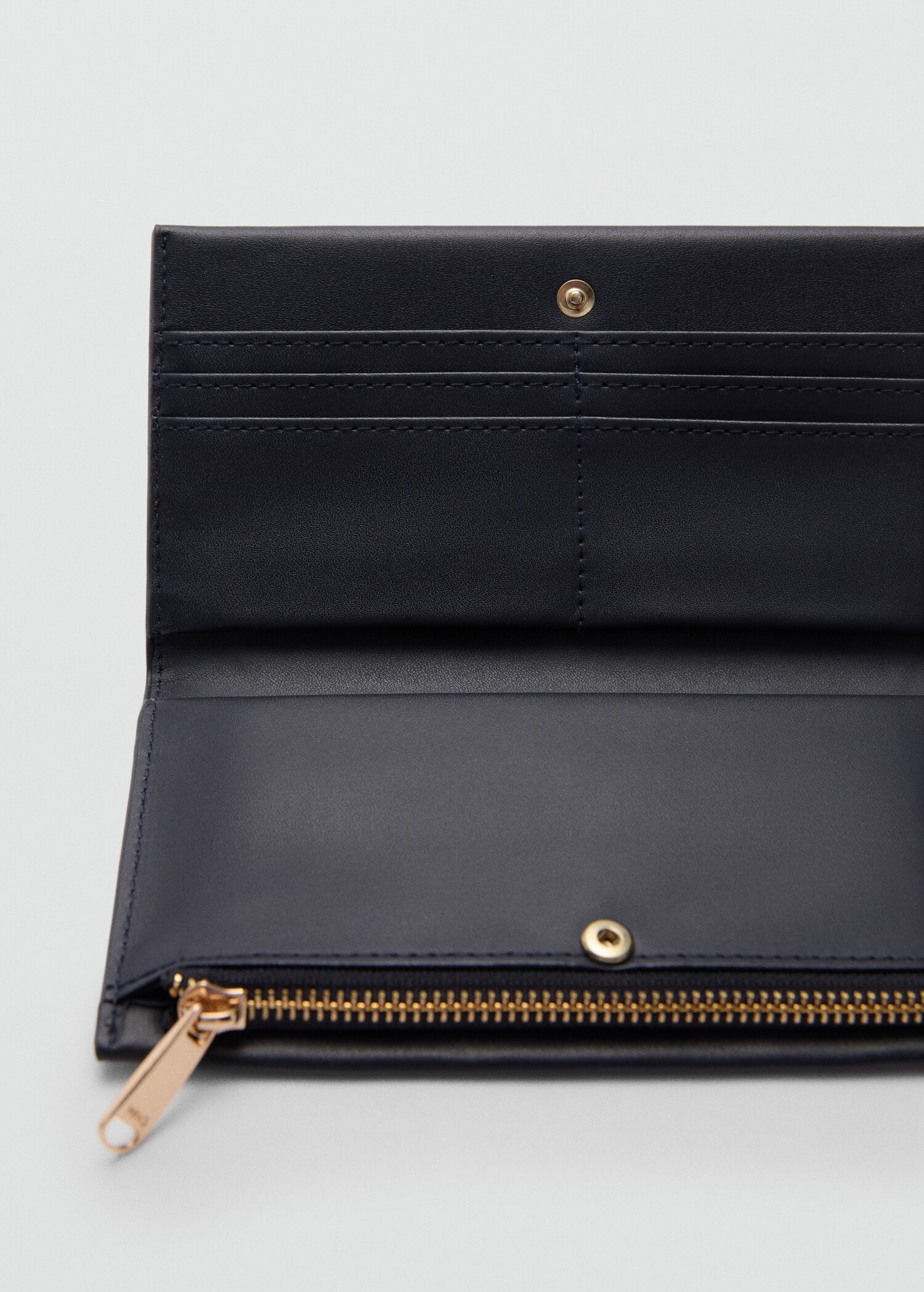 Embossed wallet with logo - Women | MANGO USA