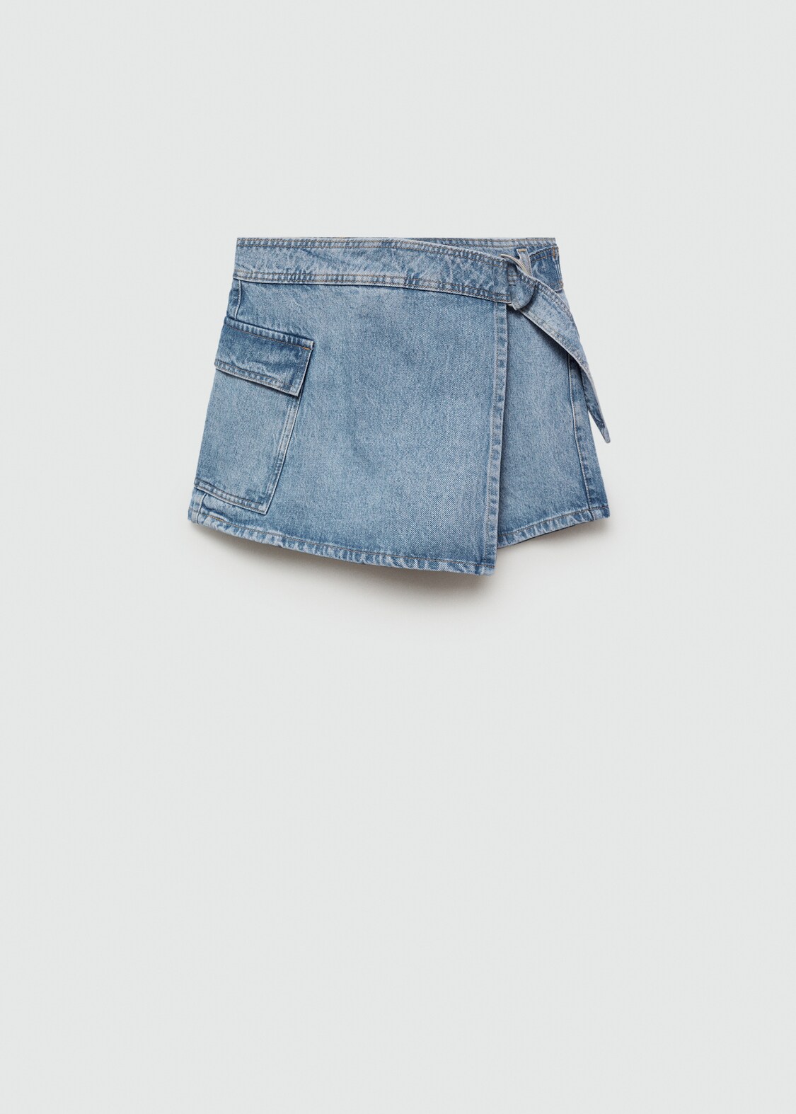 Denim skort - Women | MANGO USA